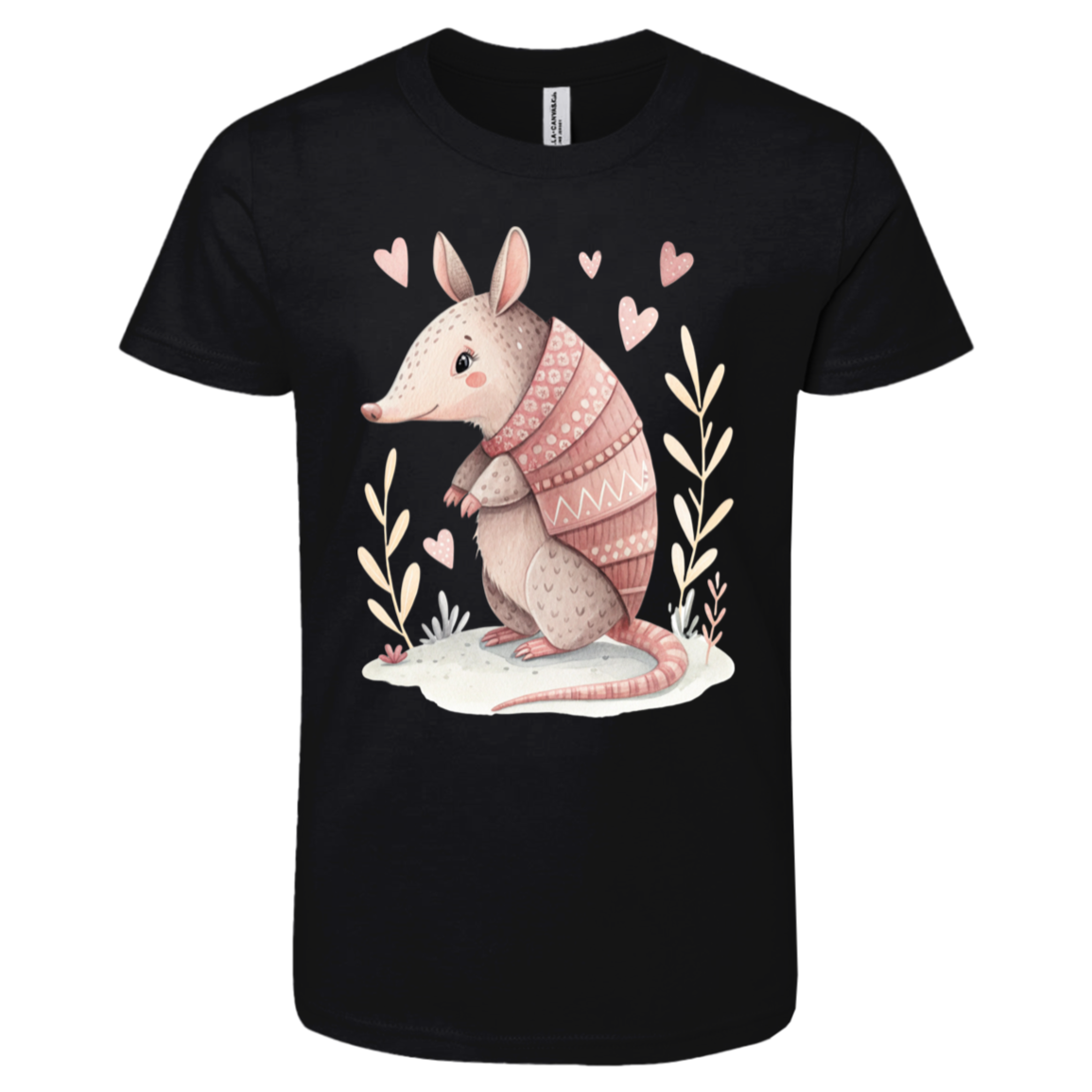 Pink Fairy Armadillo kids Tee – Heart & Rose